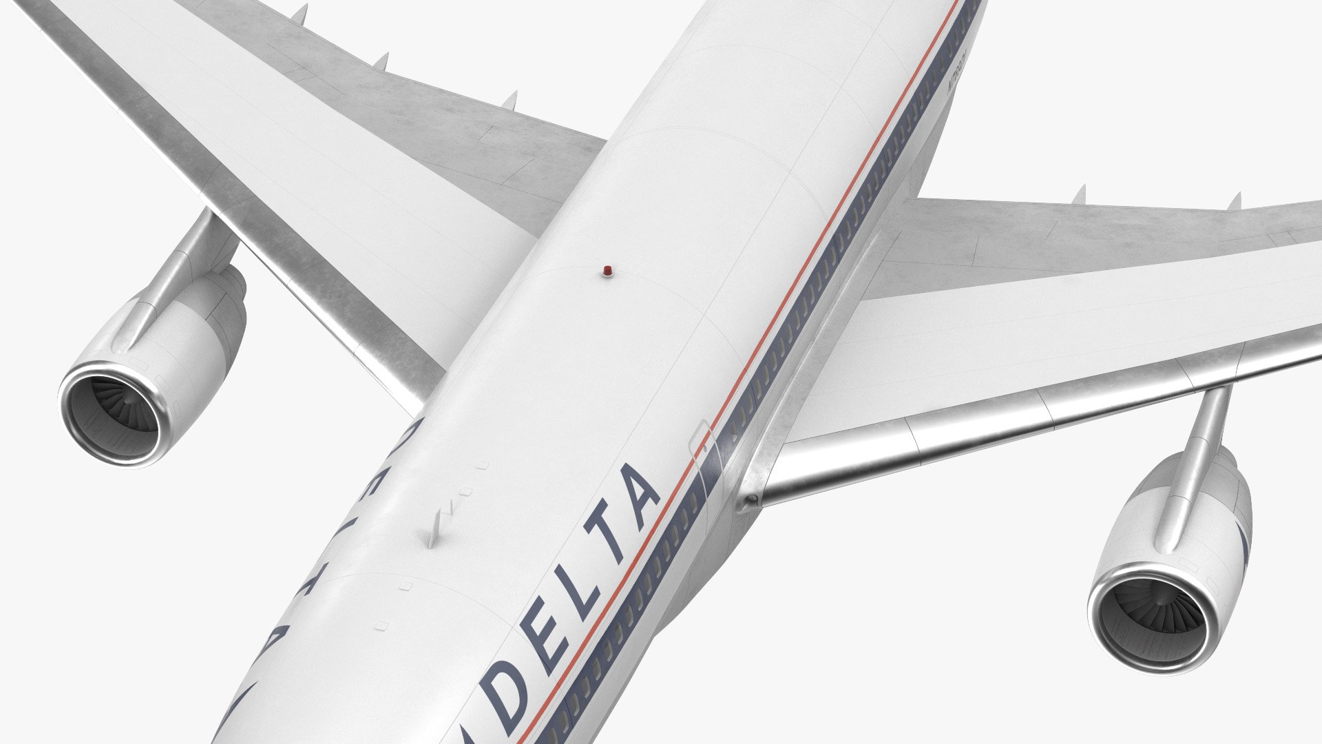 3D Delta Air Lines Lockheed L-1011 TriStar Flight model - TurboSquid ...