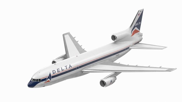 modelo 3d Delta Air Lines Lockheed L-1011 TriStar Flight - TurboSquid ...