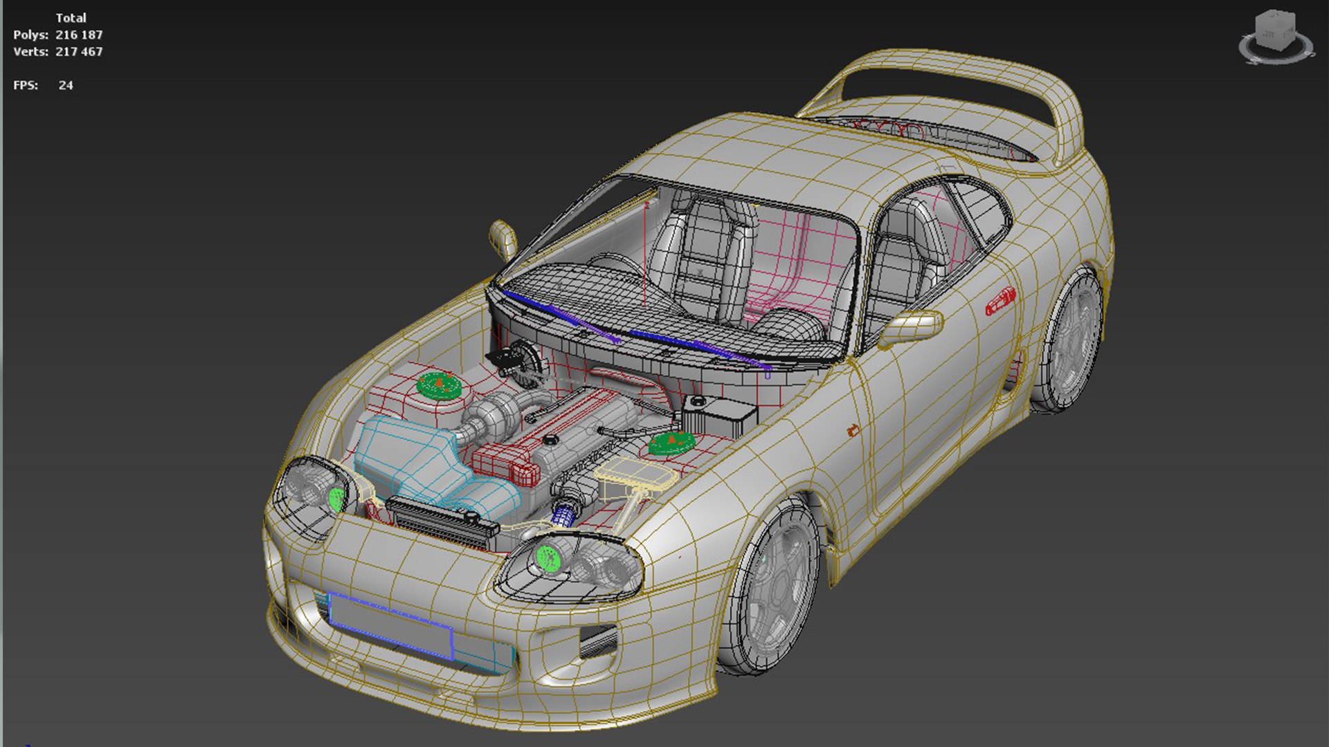 Toyota Supra MK4 - TurboSquid 2288364