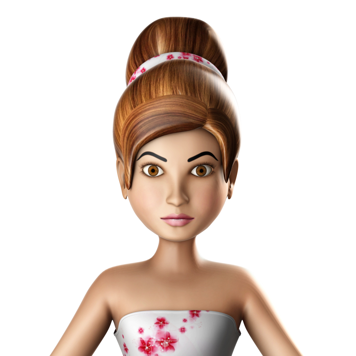 3ds max character female