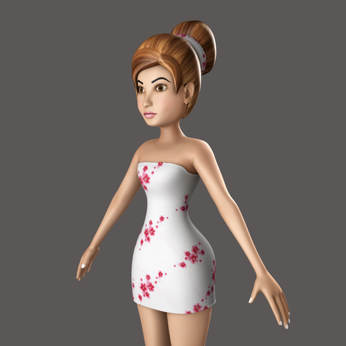 3ds max character female