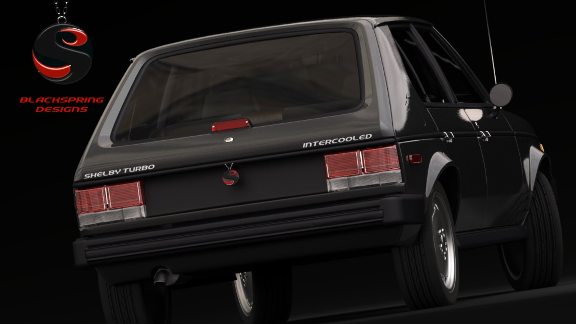 Dodge Omni Glhs Intercooled 3d Max