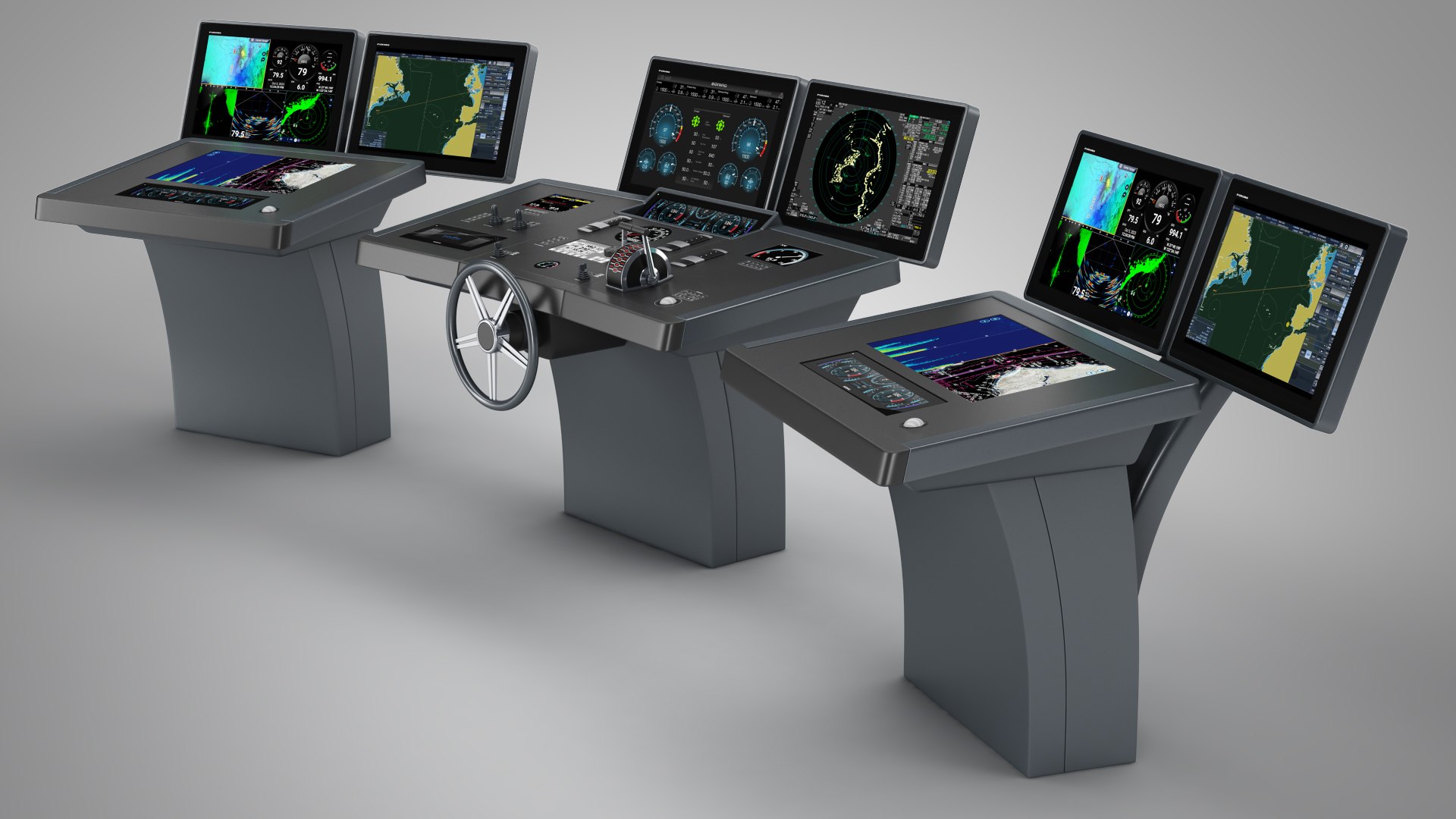 Smart Bridge Yacht System 3D Model - TurboSquid 2218630