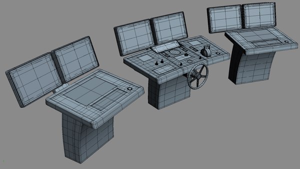 modelo 3d Sistema de yate de puente inteligente - TurboSquid 2218630