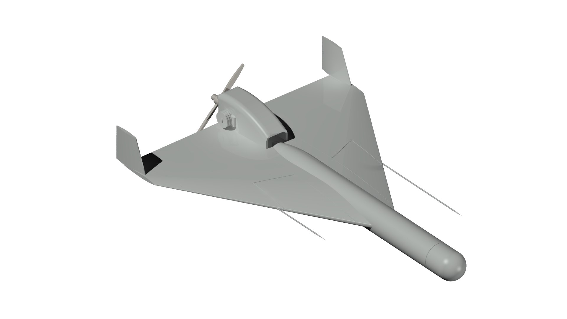 modelo 3d UAV HARPIA IAI - TurboSquid 1867541