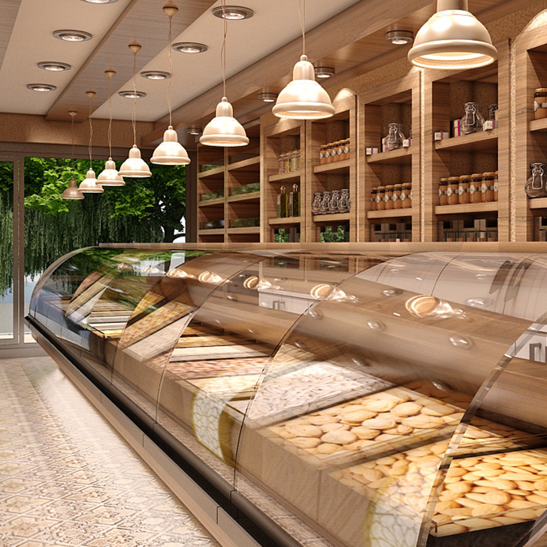 Store Set Interior 3D Model - TurboSquid 1228060