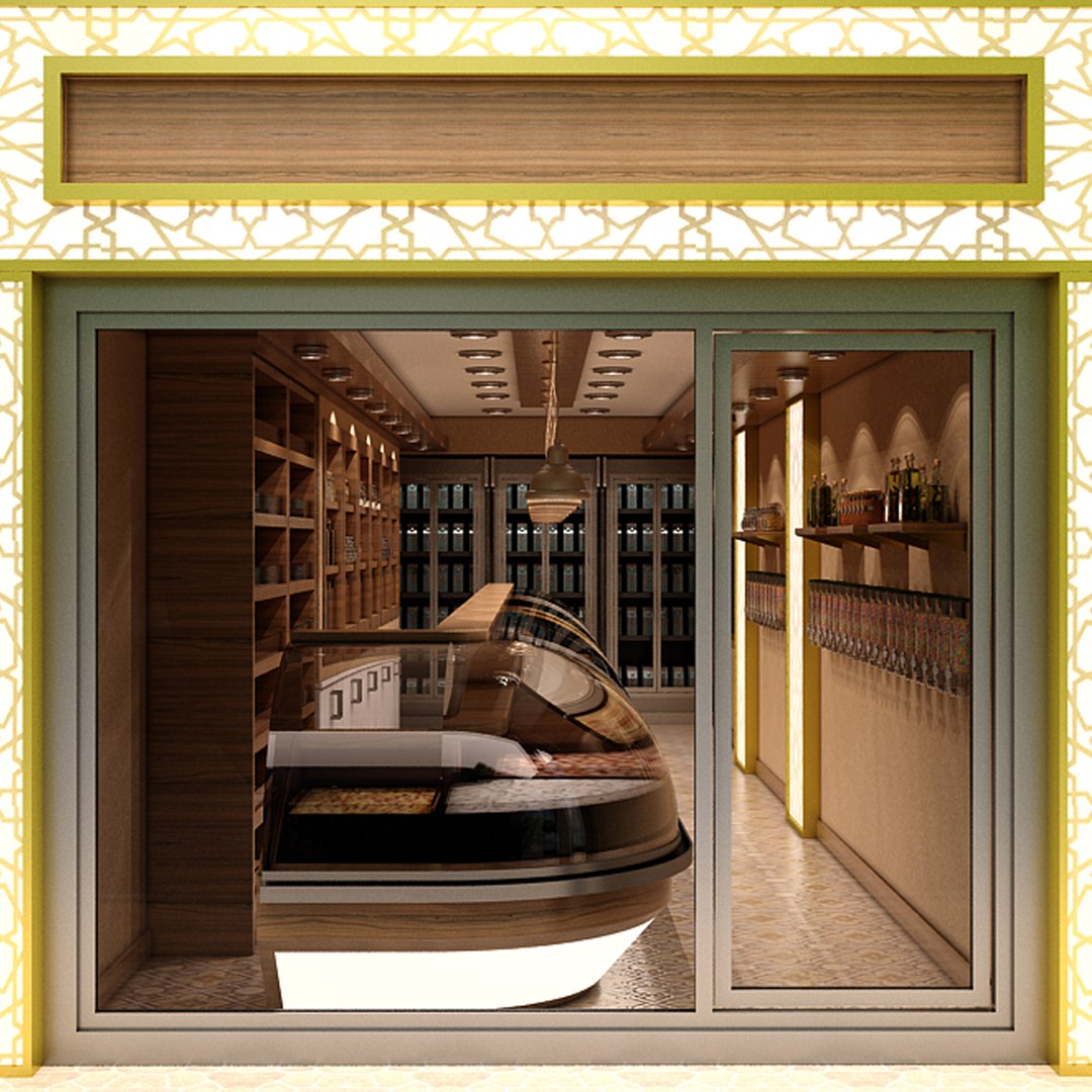 Store Set Interior 3D Model - TurboSquid 1228060