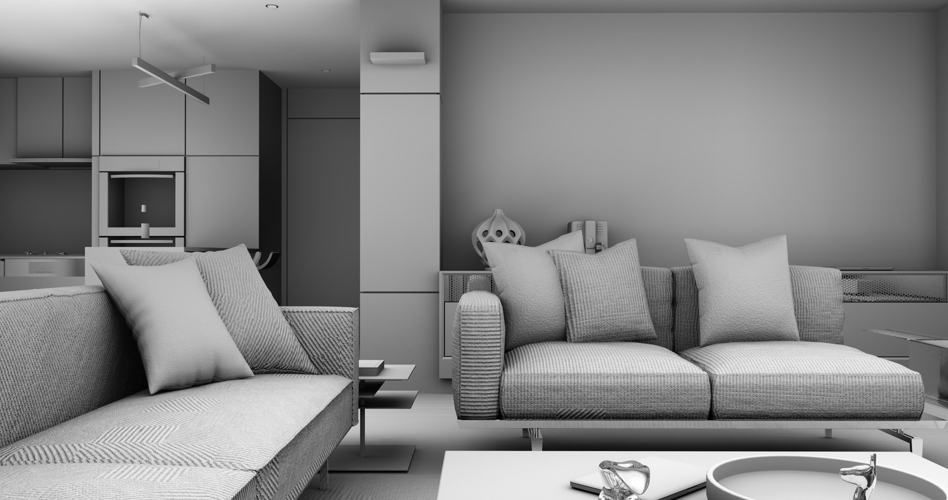 3D model Modern living 3d model - B - TurboSquid 1736649