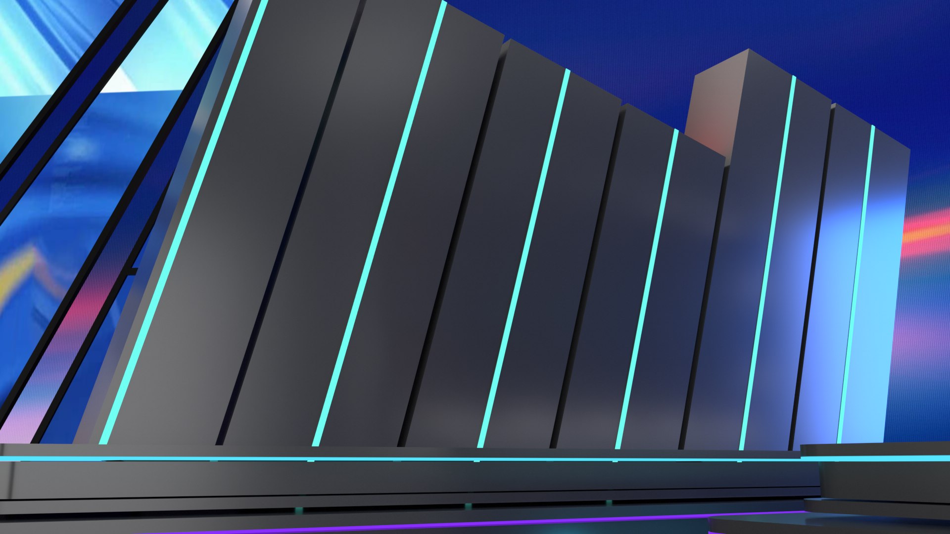 Virtual Set 3D Model - TurboSquid 1872459