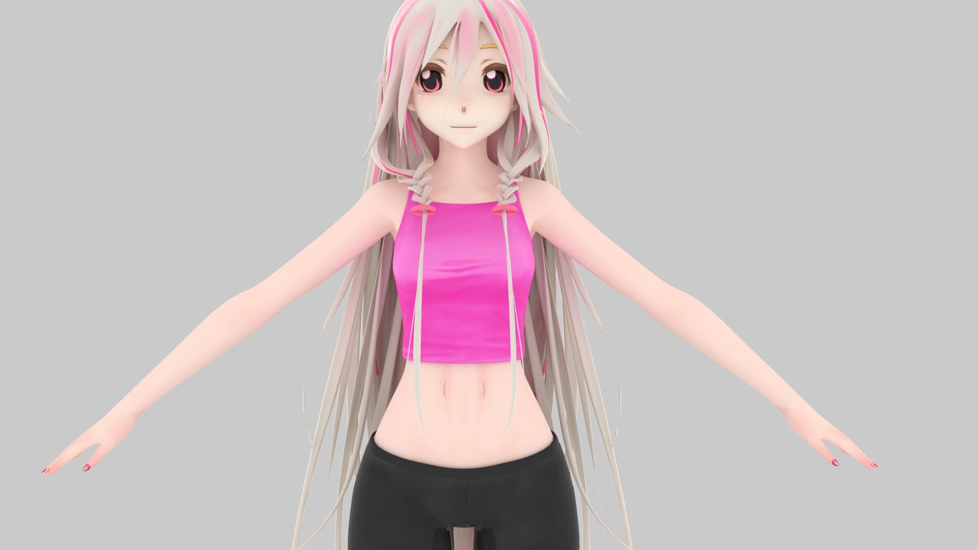 3D Anime Girl - TurboSquid 1593452