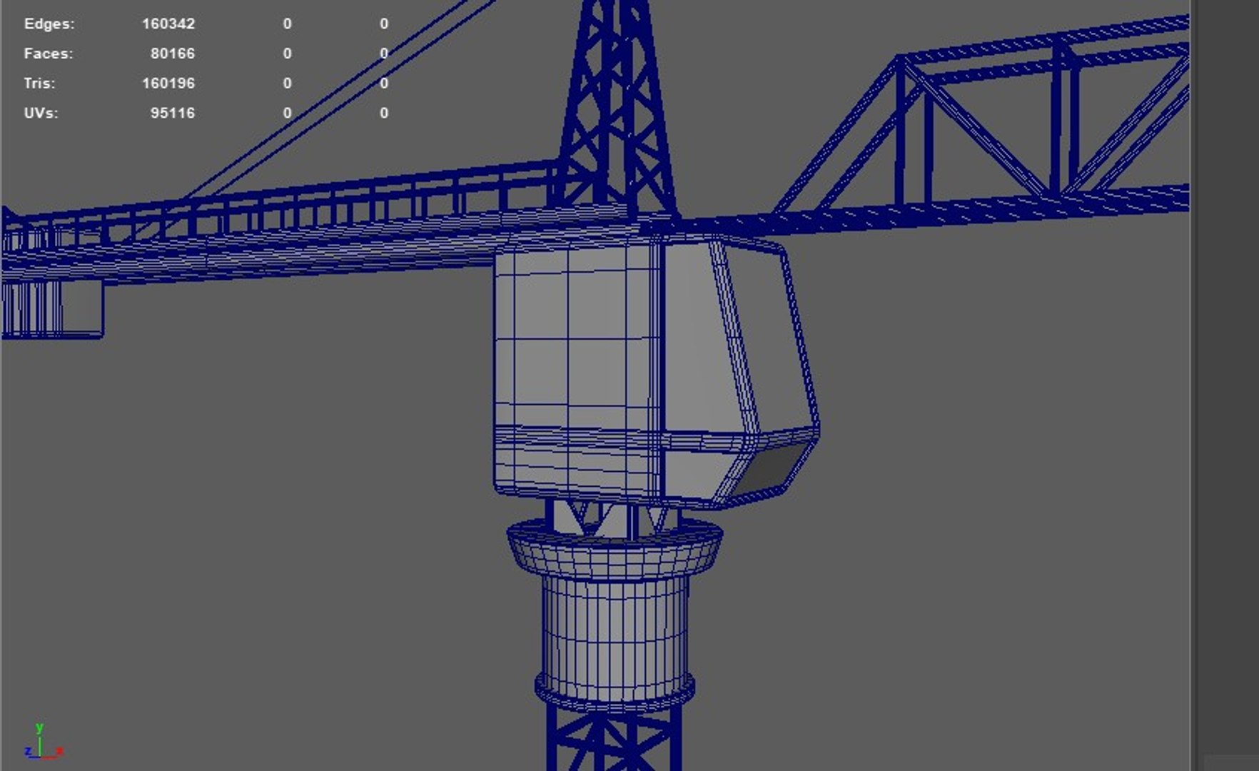 3D Tower Crane 3D Model Model - TurboSquid 2371196