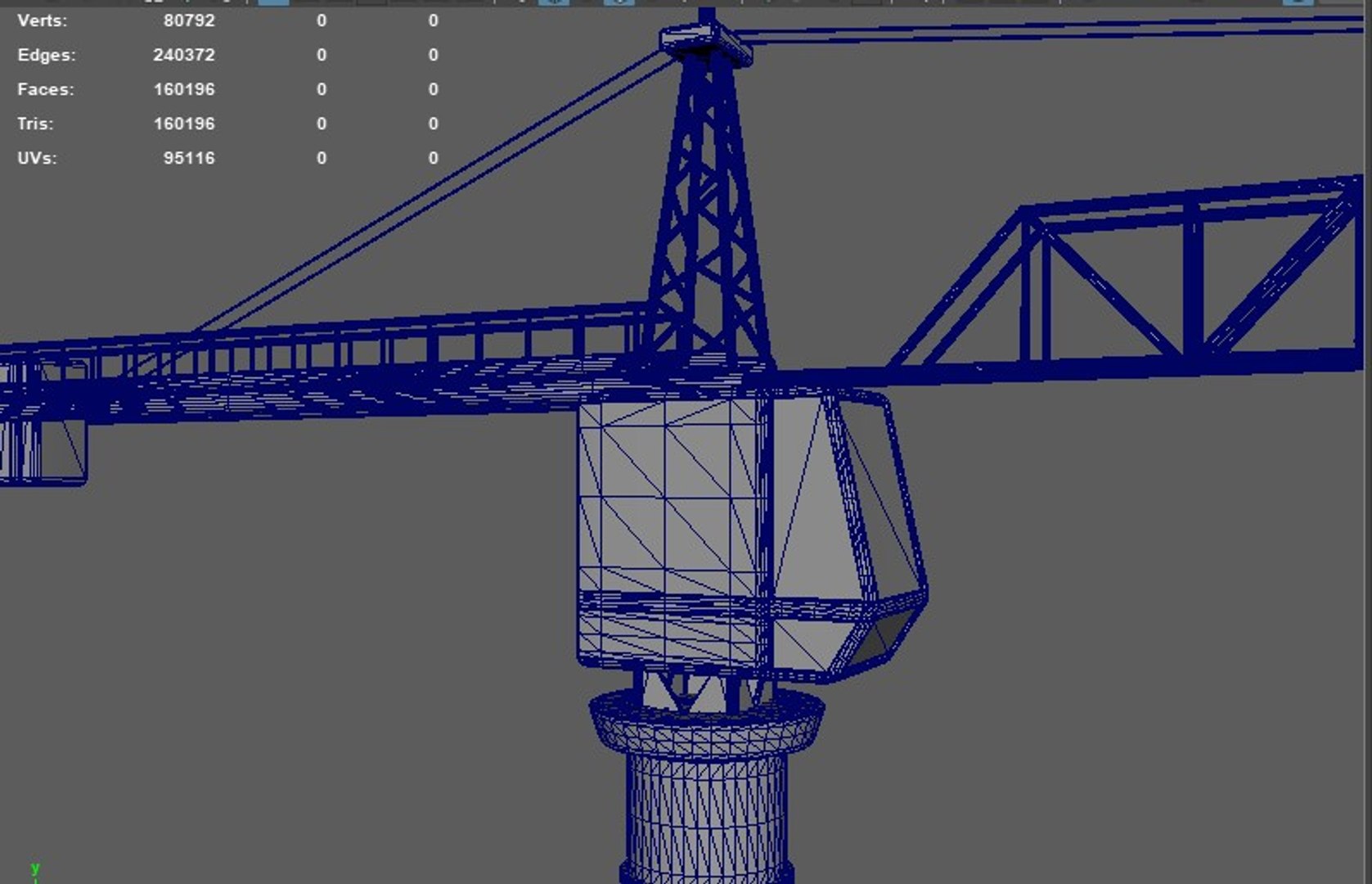 3D Tower Crane 3D Model Model - TurboSquid 2371196