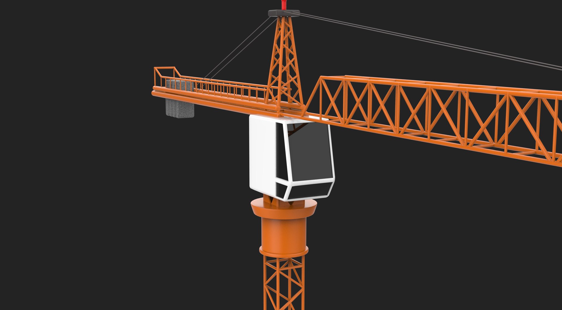 3D Tower Crane 3D Model Model - TurboSquid 2371196
