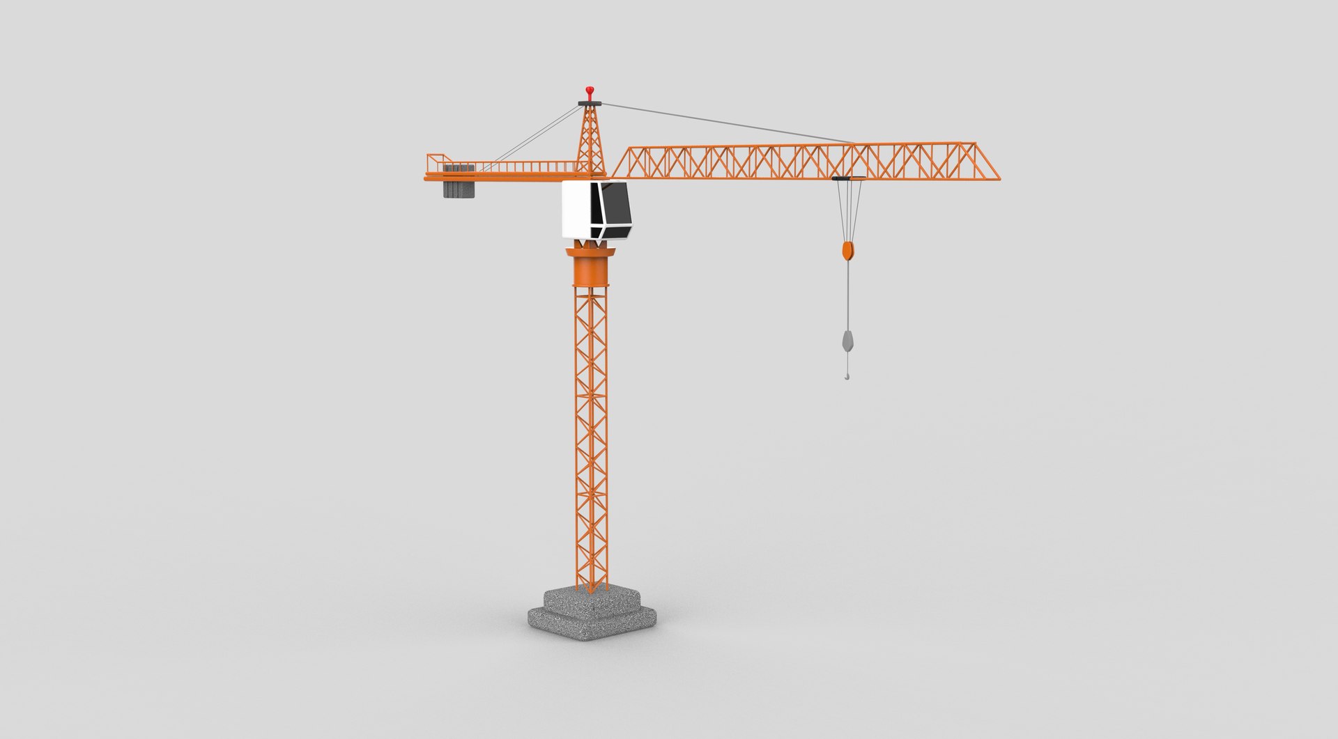 3D Tower Crane 3D Model Model - TurboSquid 2371196