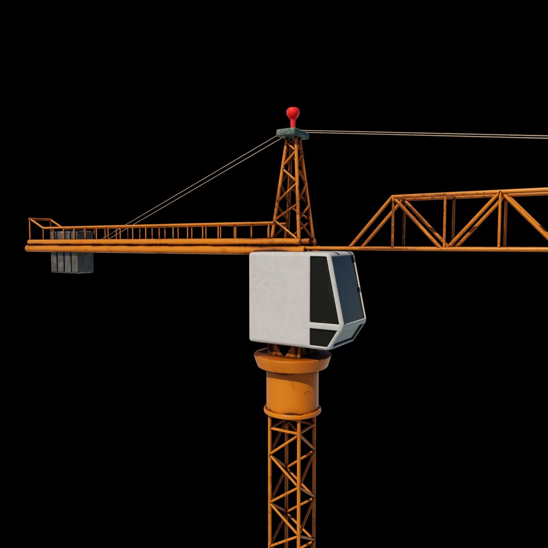 3D Tower Crane 3D Model Model - TurboSquid 2371196