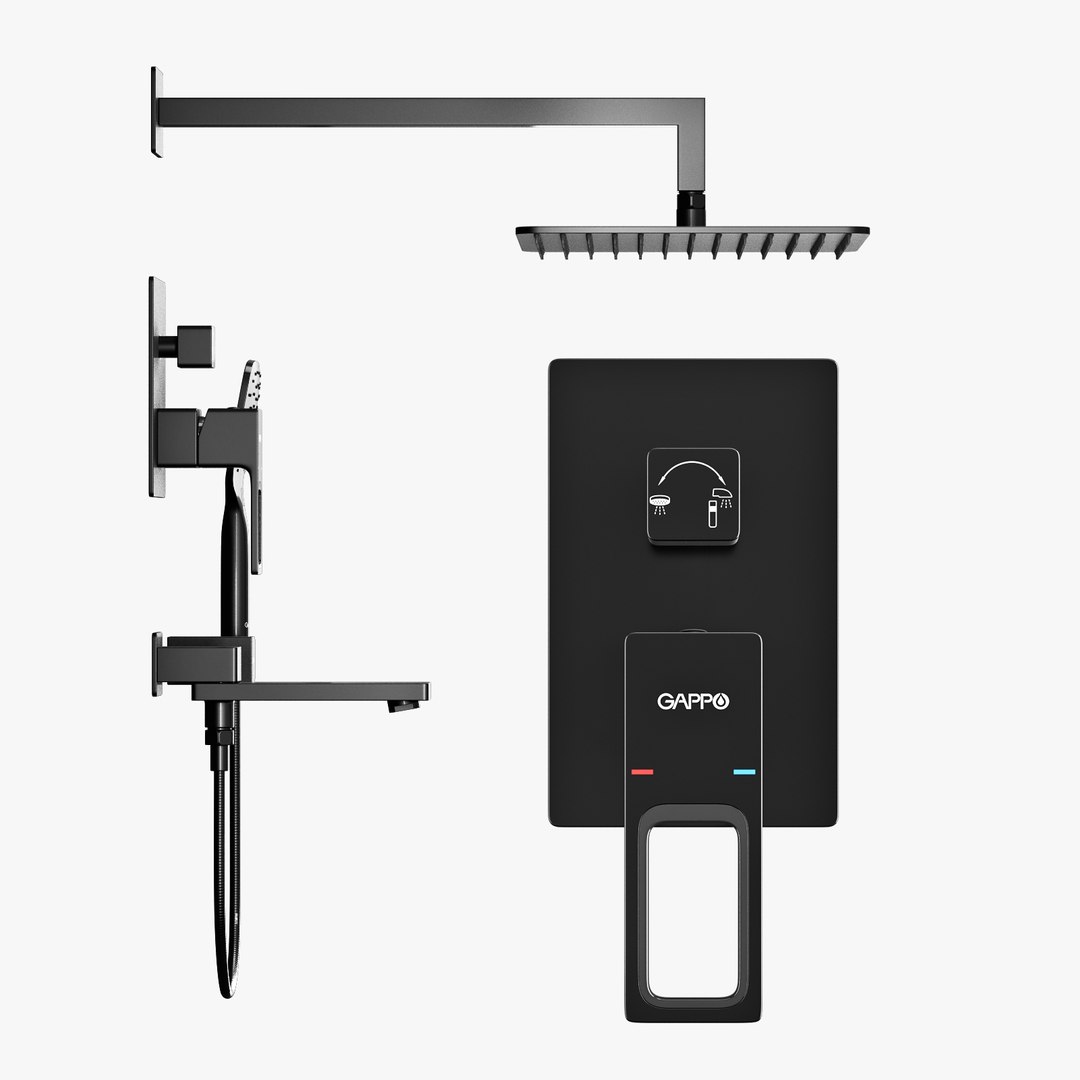 Gappo G7117-6 3D Model - TurboSquid 2010620