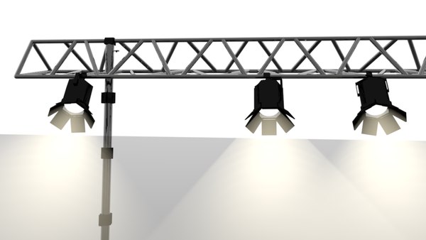 3d model studio lights