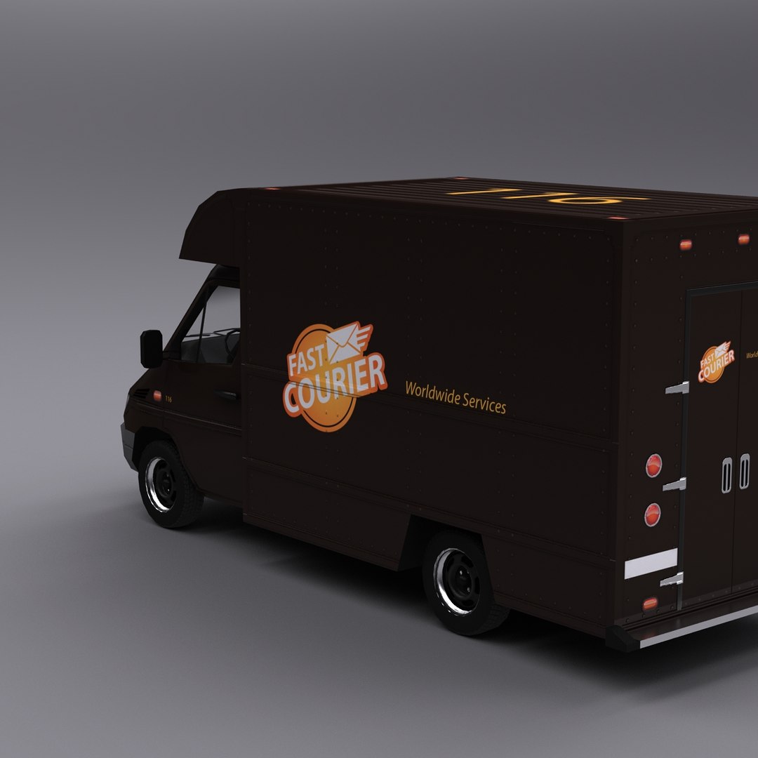 Delivery Van 3d 3ds