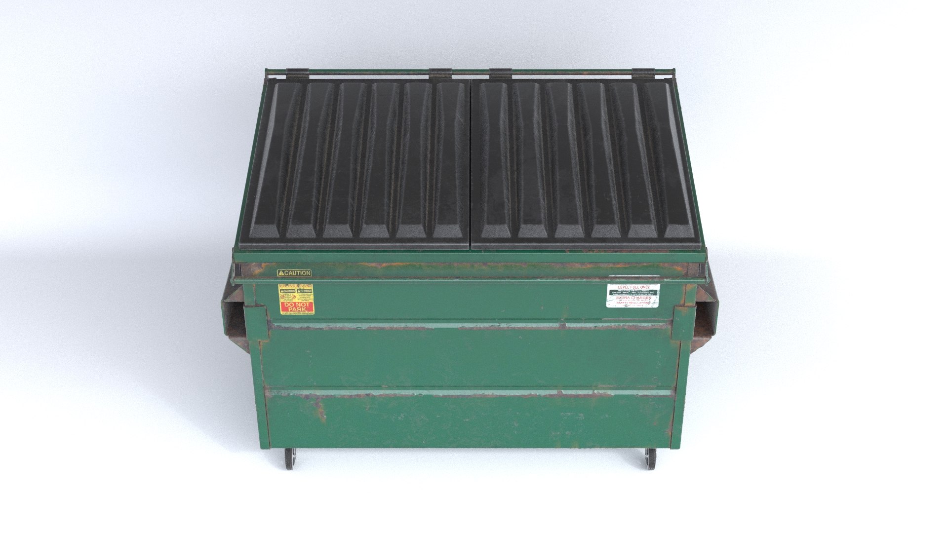 Trash Dumpster PBR 3D model - TurboSquid 2117912