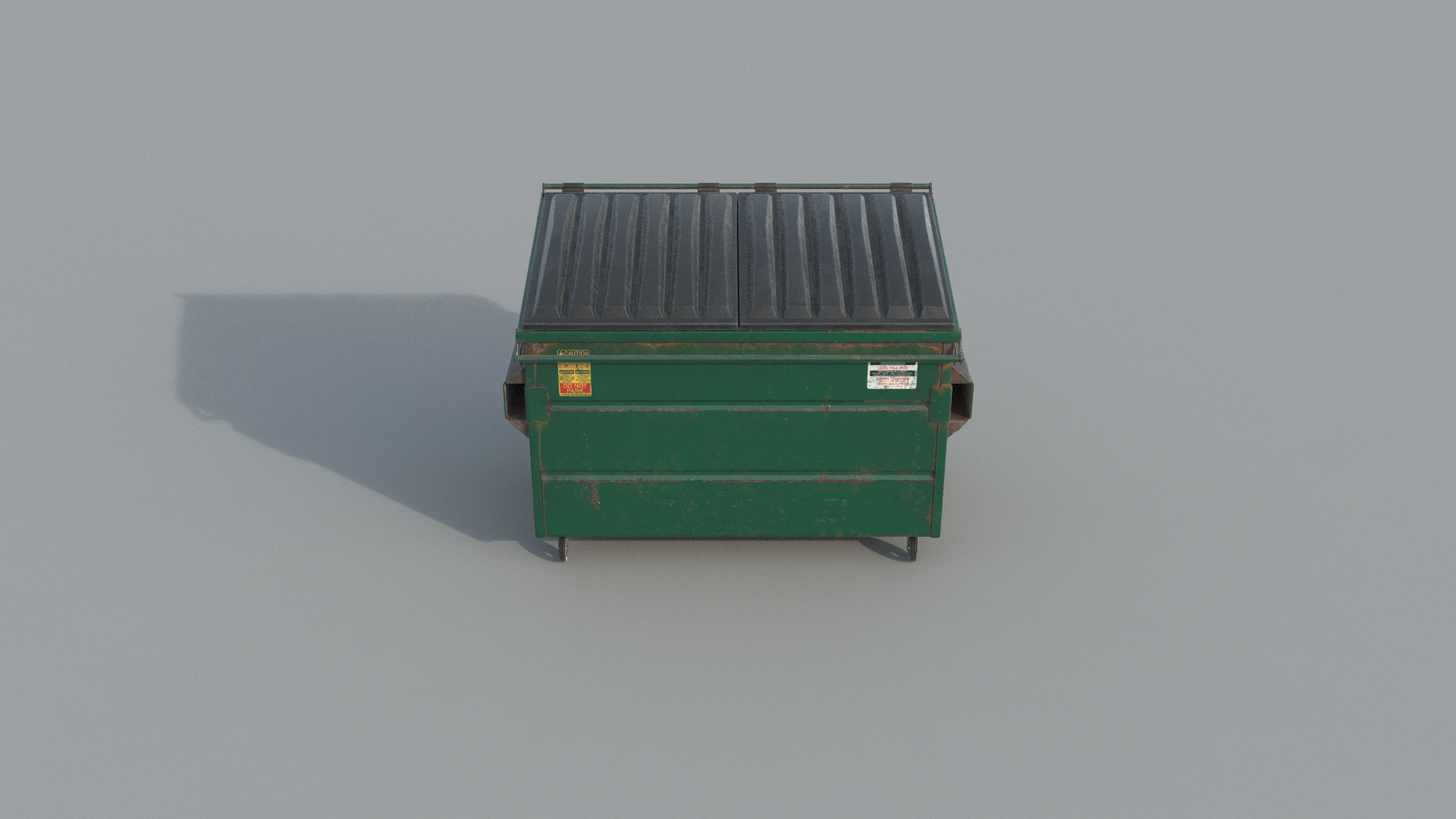 Trash Dumpster PBR 3D model - TurboSquid 2117912