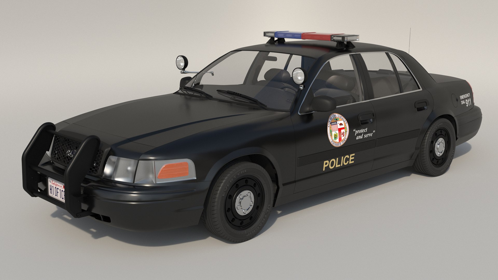 Ford Crown Victoria Police 3D - TurboSquid 2231735