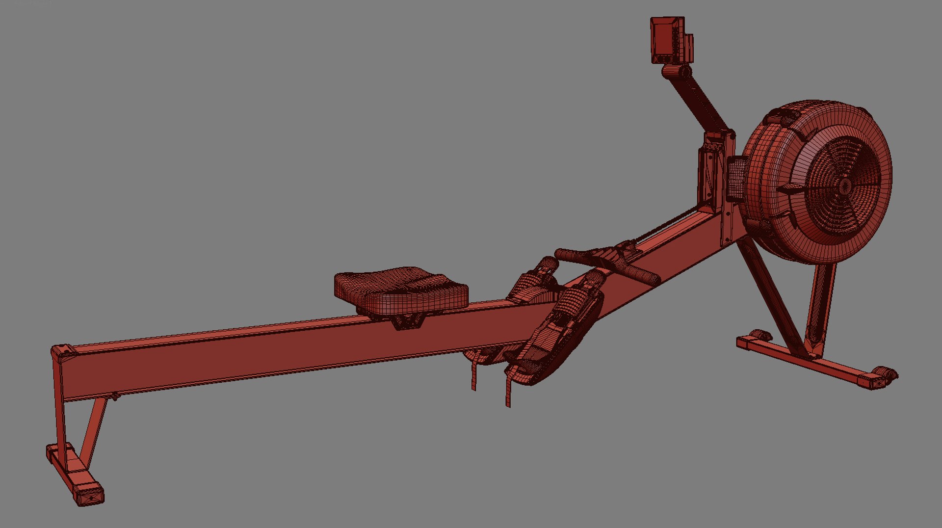 3D Indoor Rower Concept 2 - TurboSquid 1262230