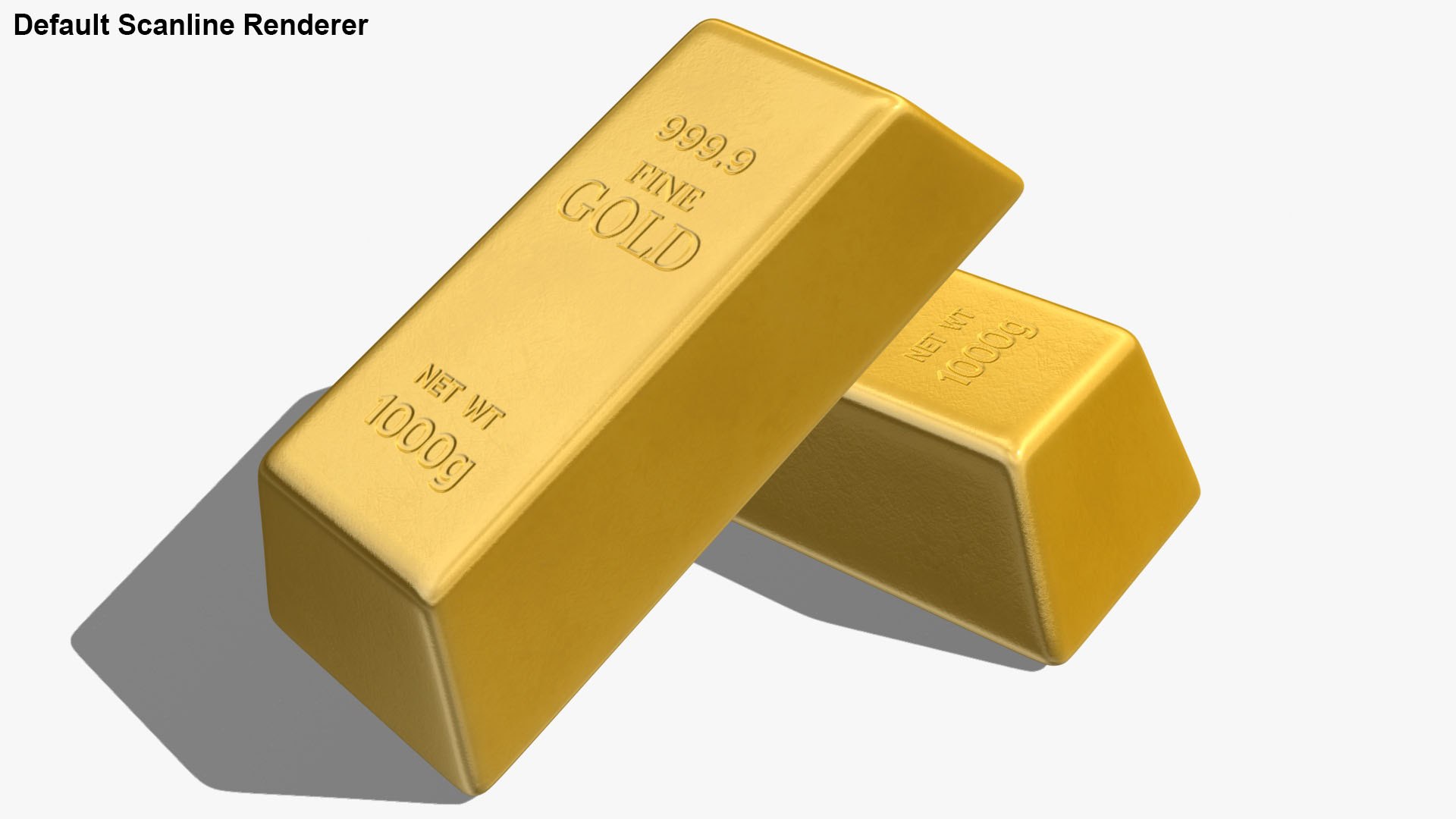 Realistic gold bars 3D model - TurboSquid 1556555
