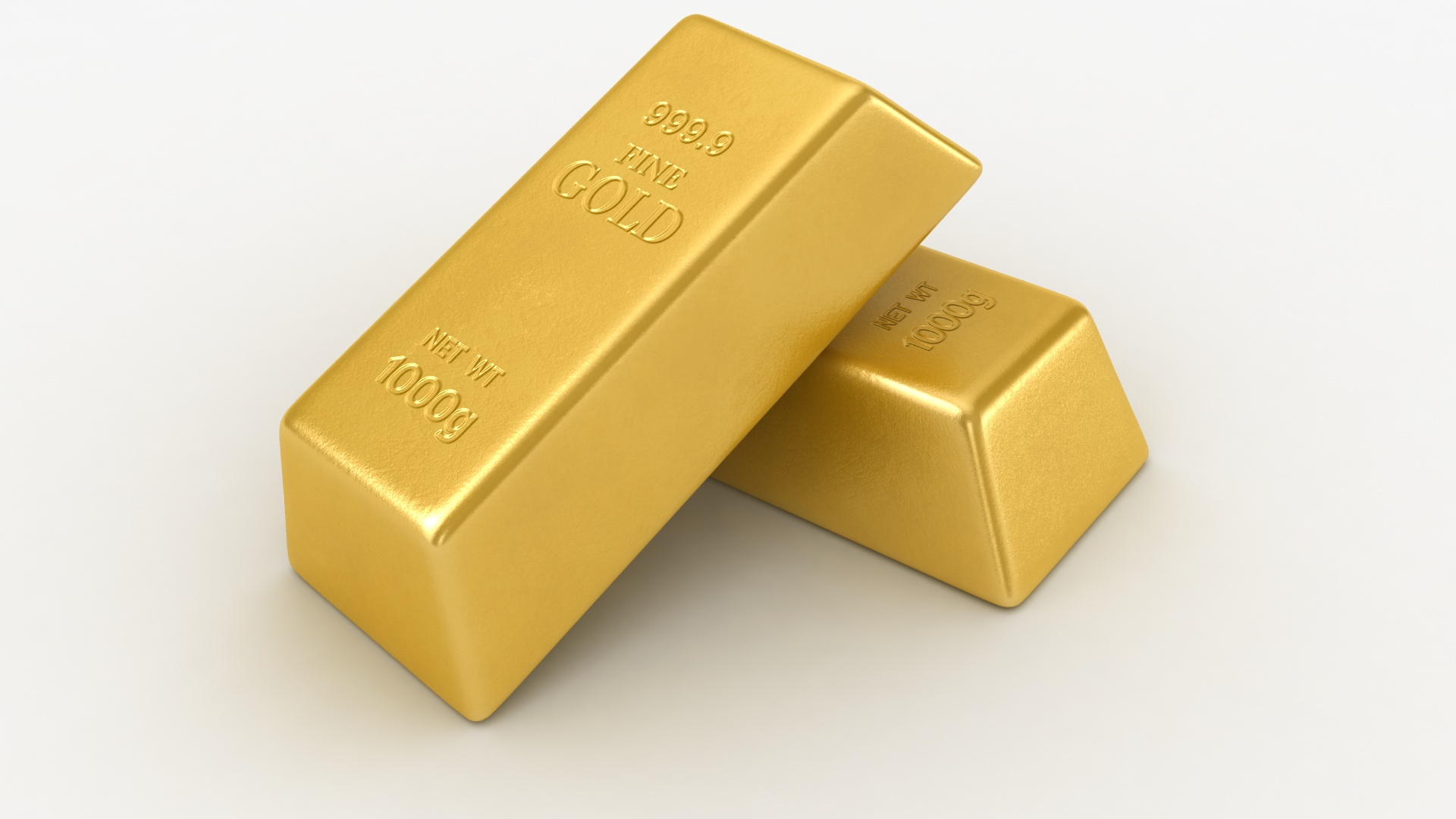 Realistic Gold Bars 3D Model - TurboSquid 1556555