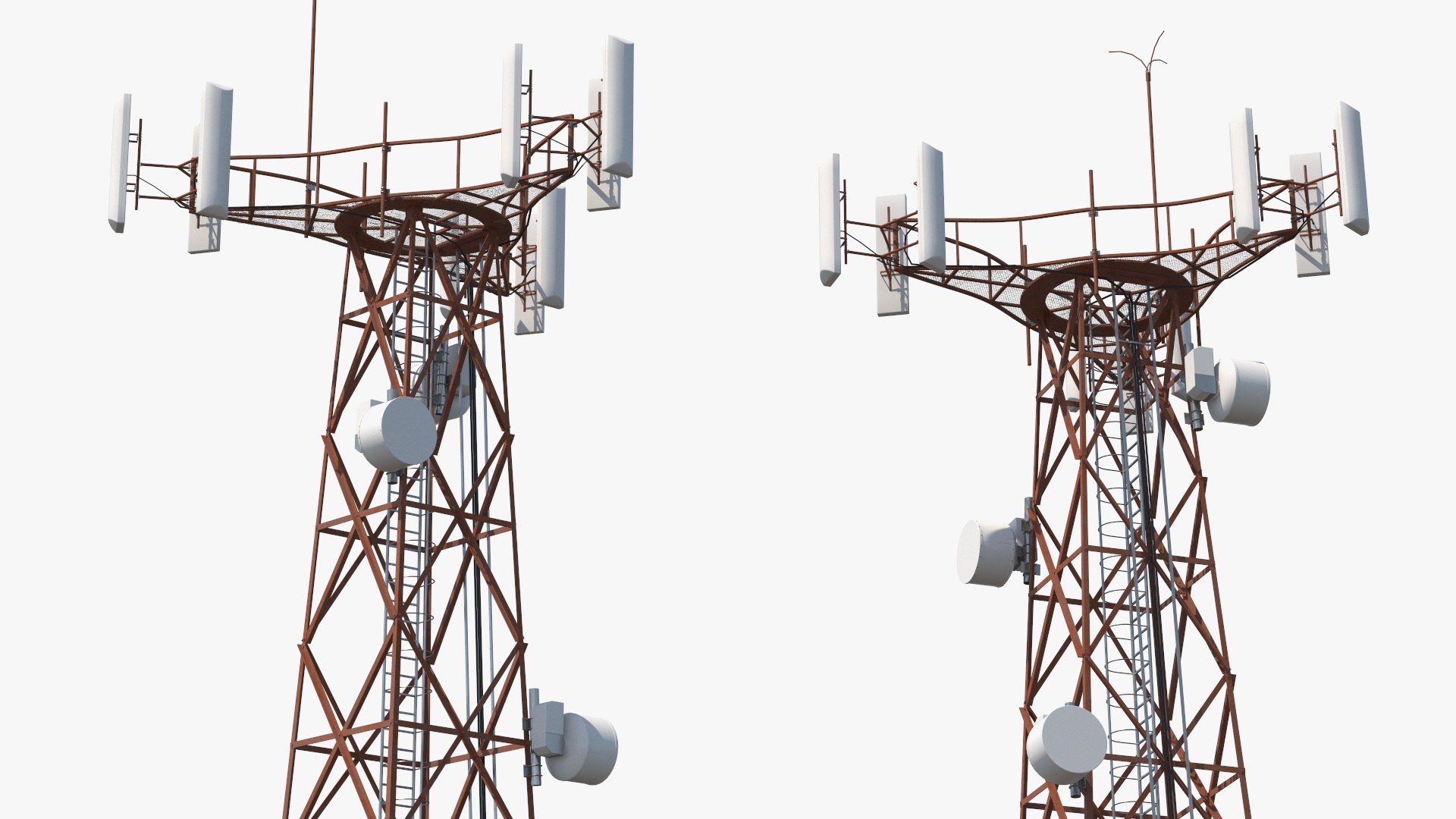 3D Cellular Communication Tower - TurboSquid 2199158