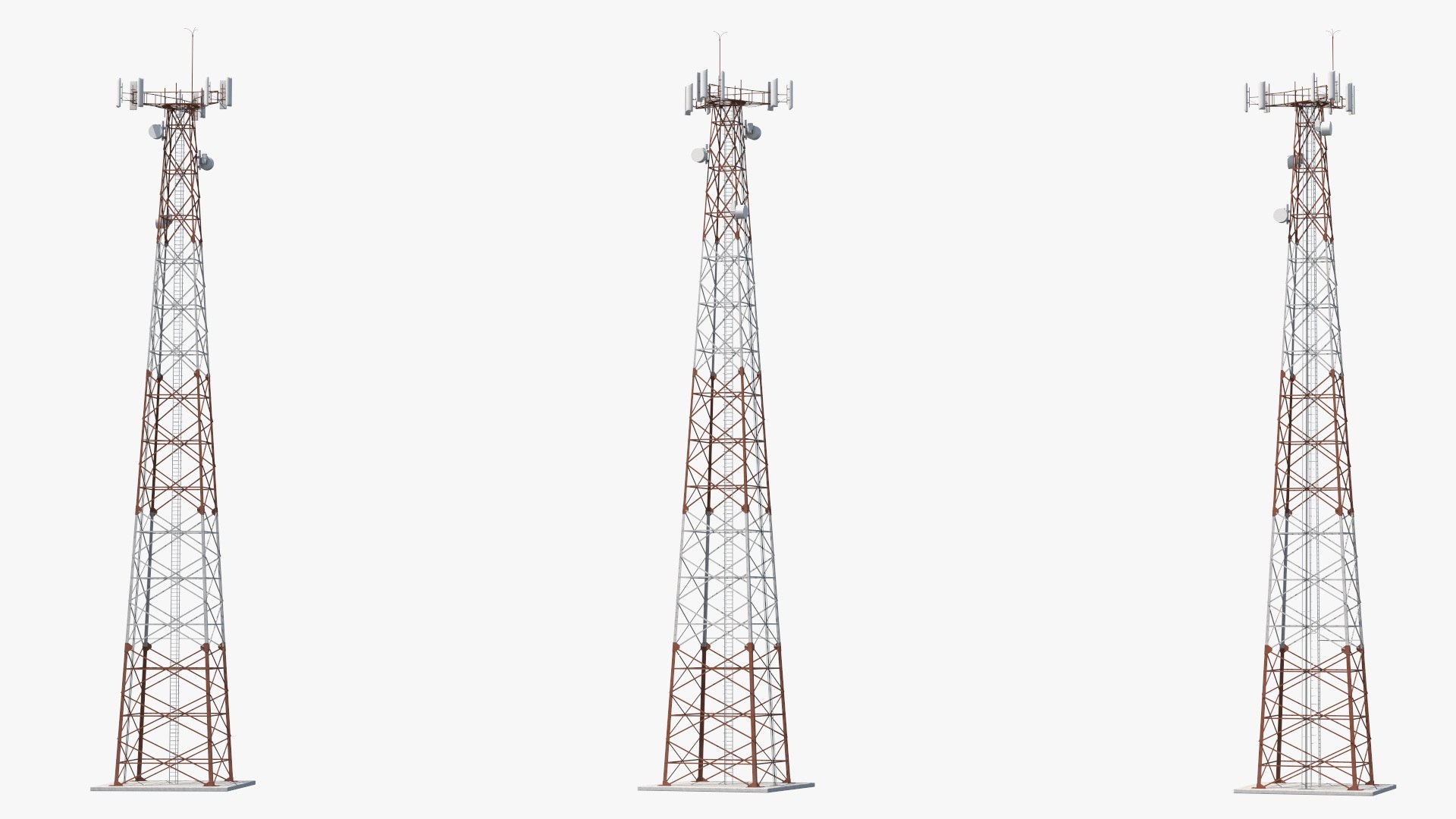3D Cellular Communication Tower - TurboSquid 2199158