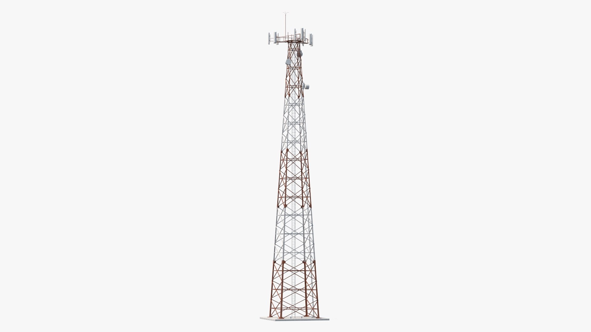 3D Cellular Communication Tower - TurboSquid 2199158