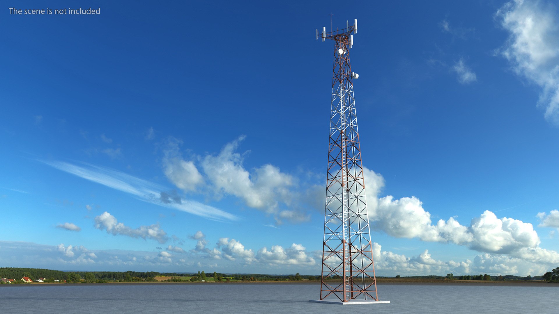 3D Cellular Communication Tower - TurboSquid 2199158