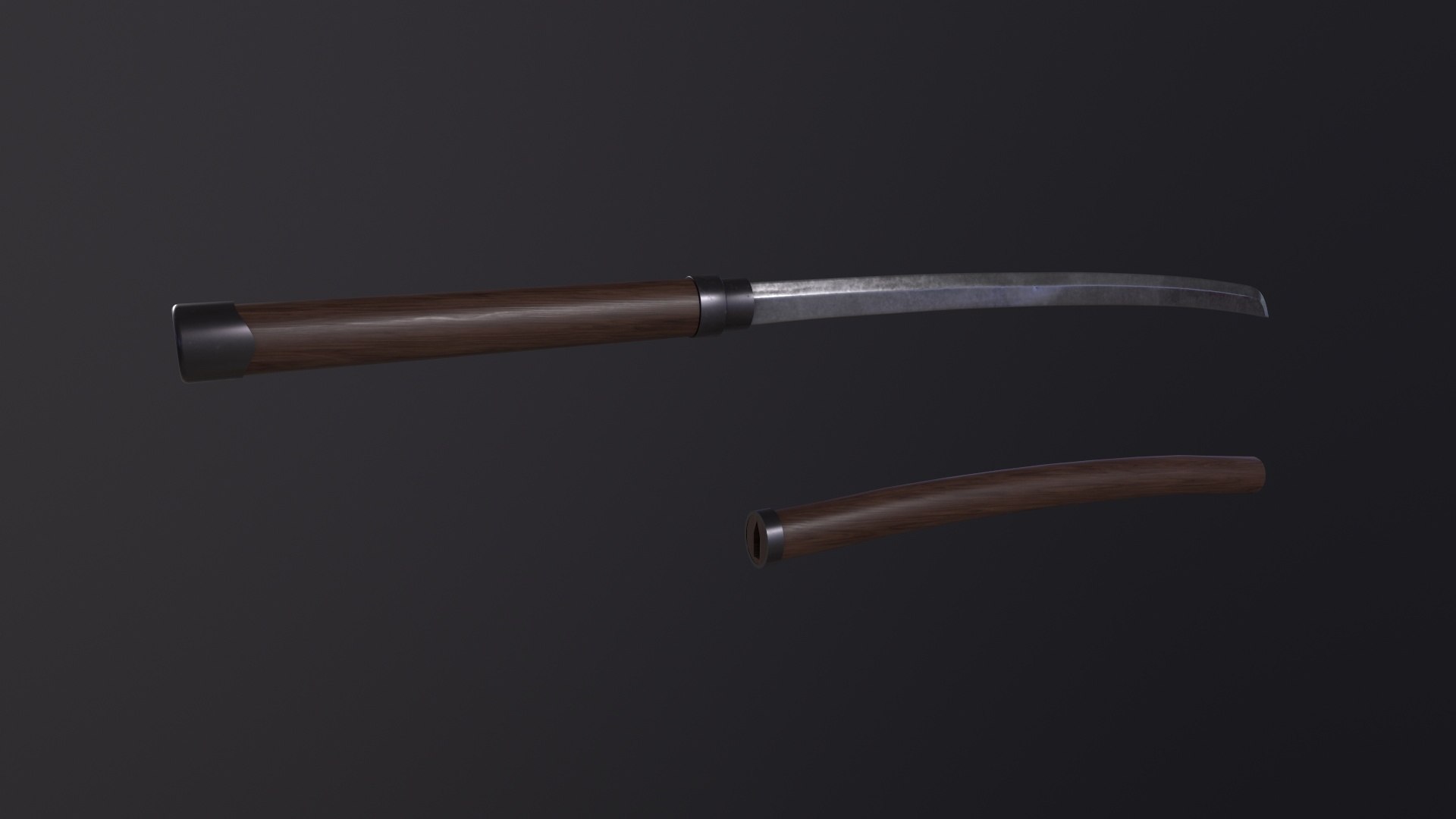 Ninja Sword 3D Model - TurboSquid 2093072