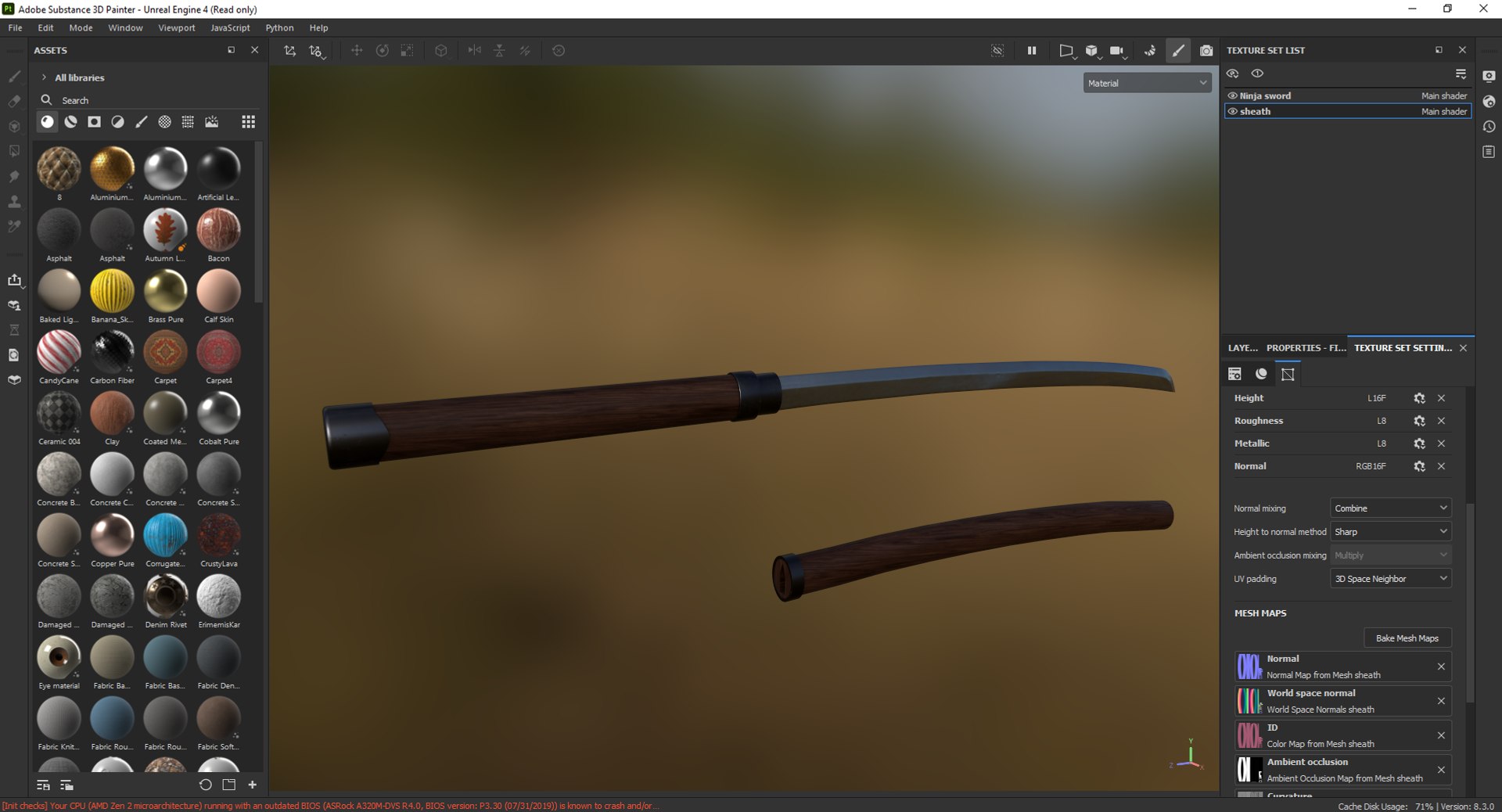 Ninja Sword 3D Model - TurboSquid 2093072