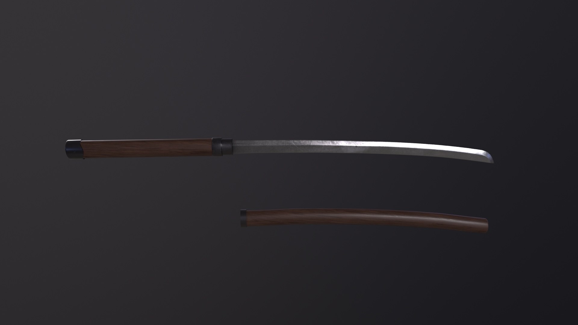 Ninja Sword 3D Model - TurboSquid 2093072
