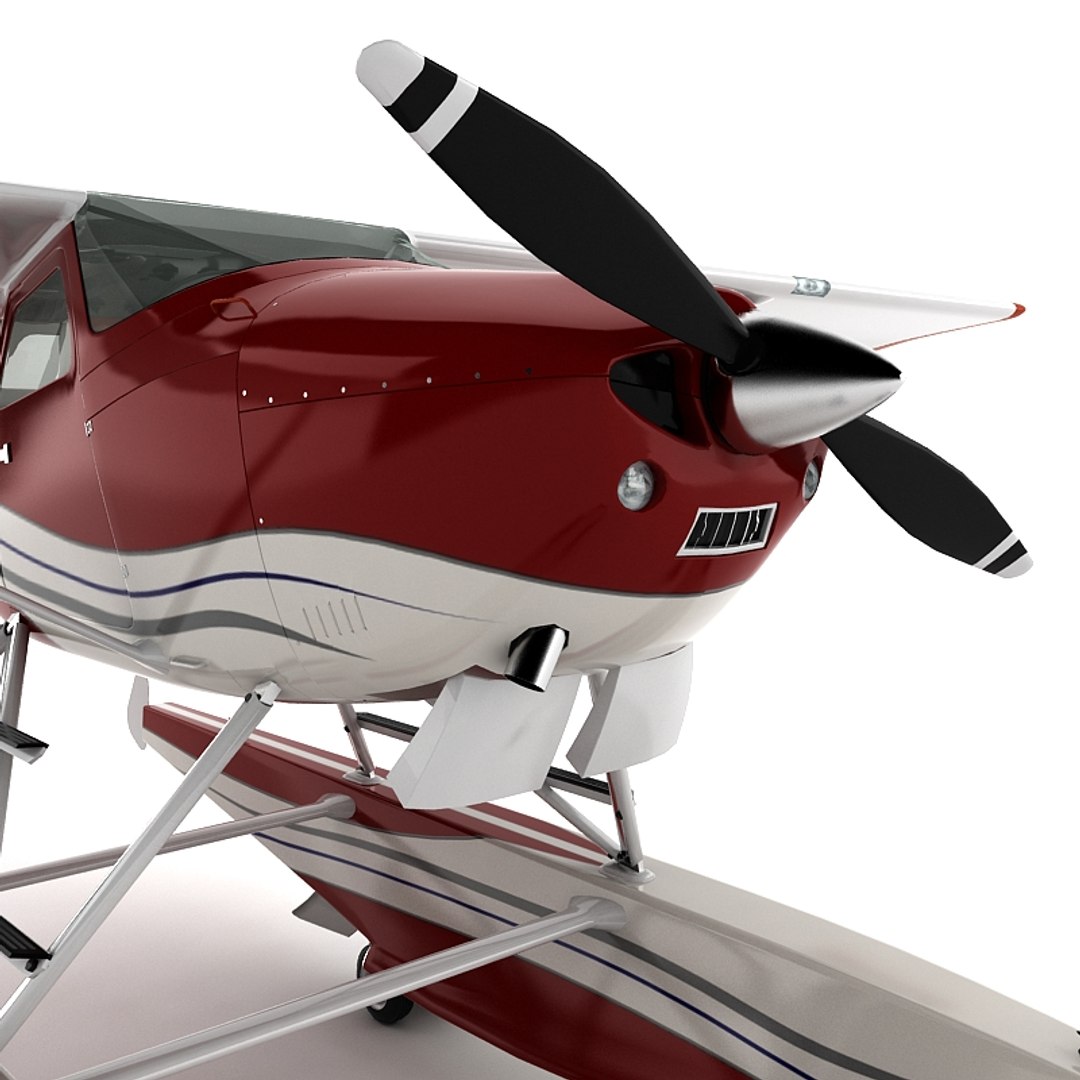 Seaplane Sea 3d Model