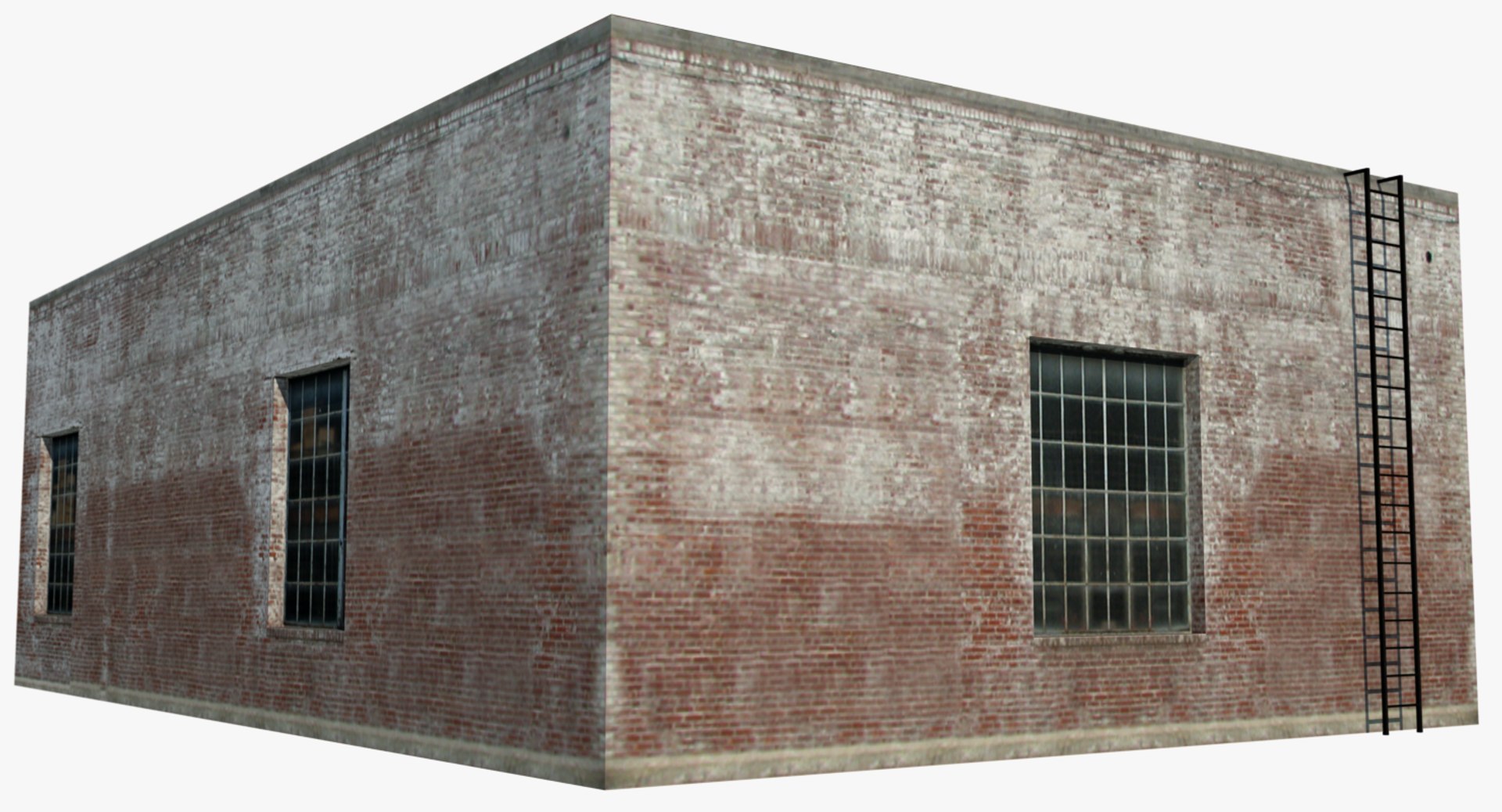 old style warehouse 3d model