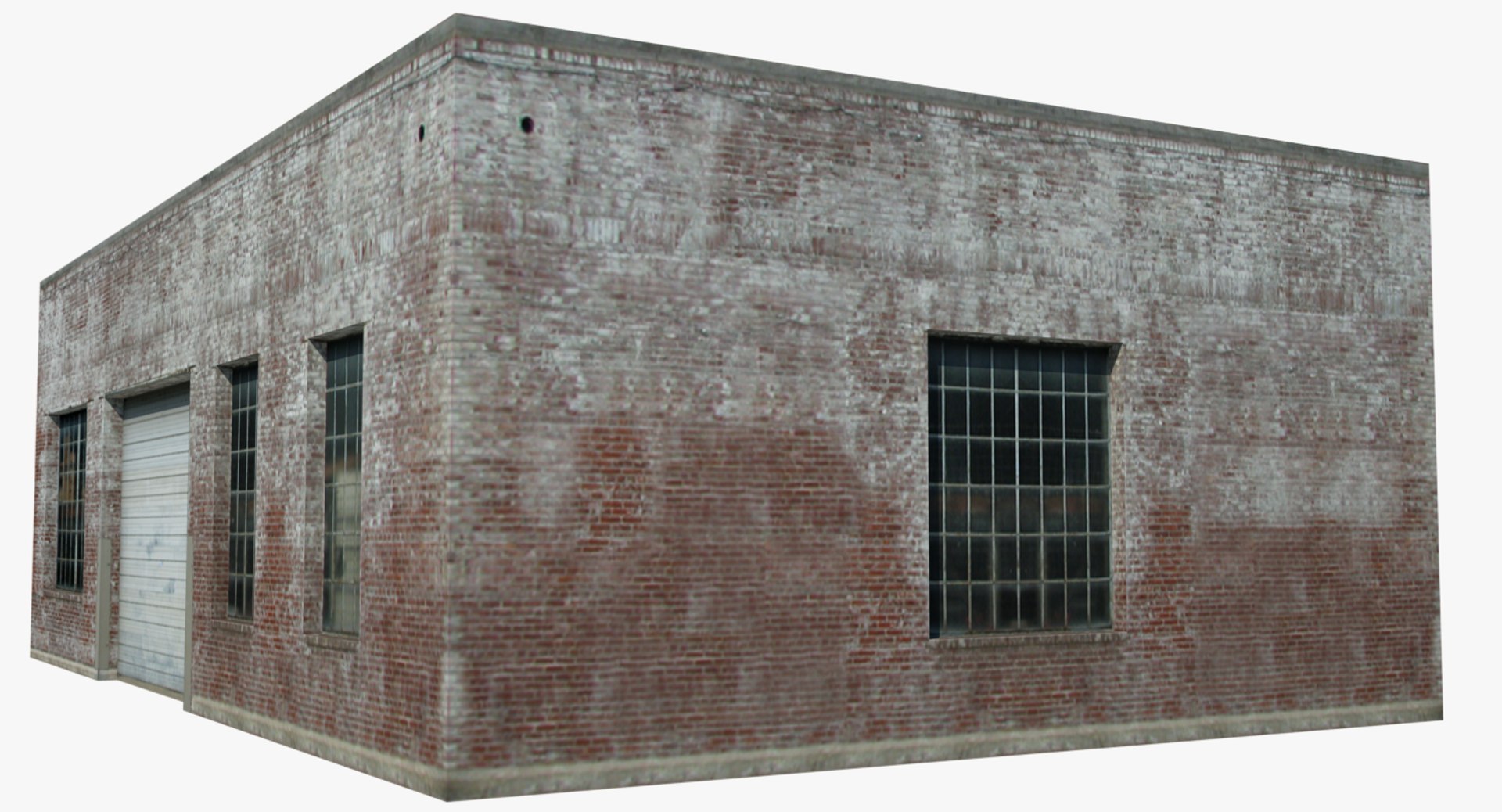 old style warehouse 3d model