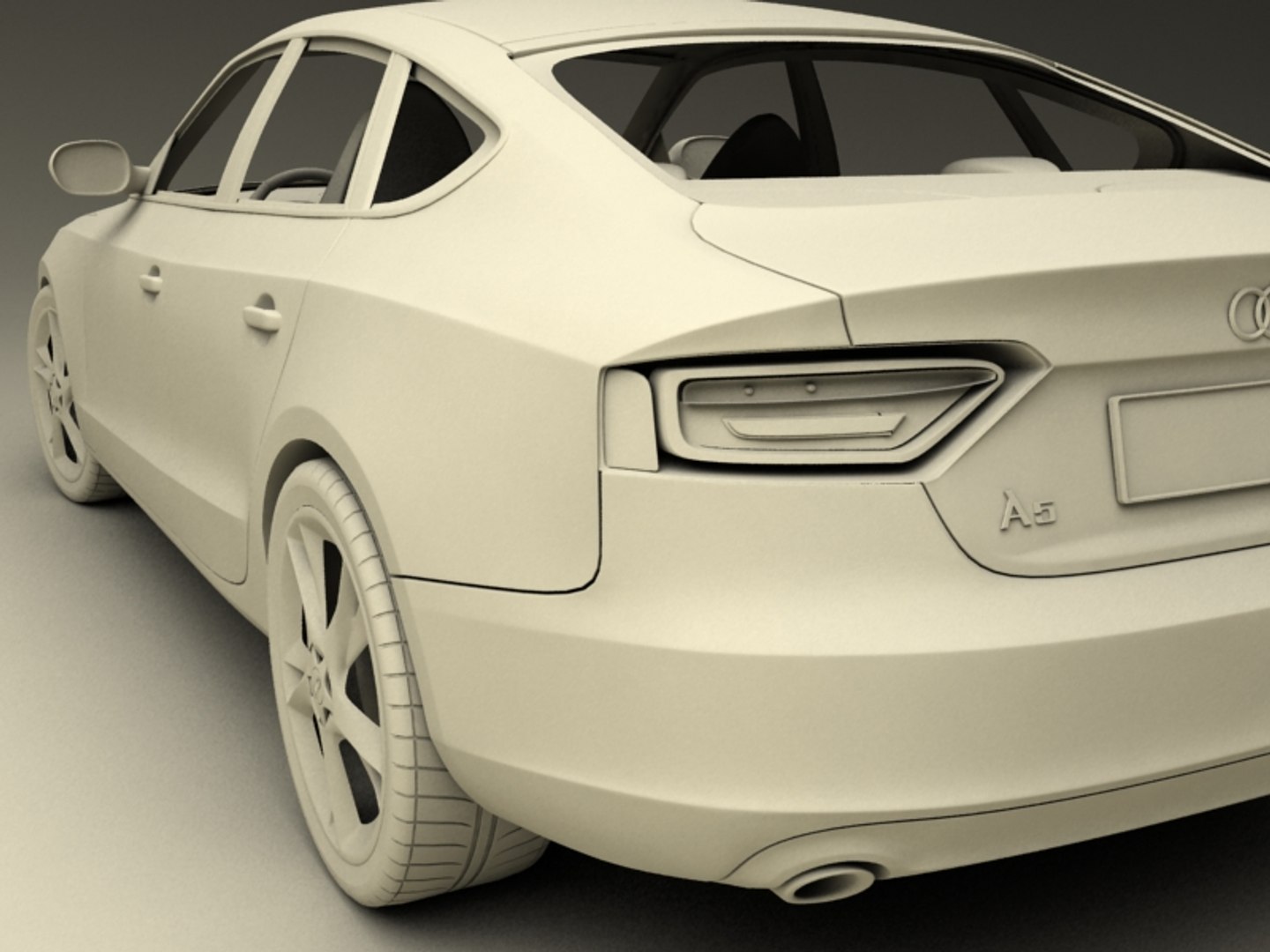 3d Model Of Audi A5