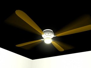 Animated Ceiling Fan 3D Models for Download | TurboSquid