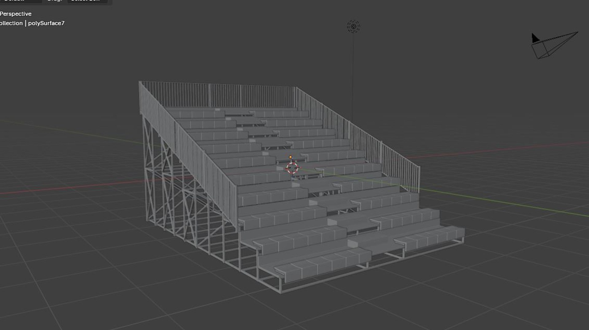 3D Bleacher 3D Model - TurboSquid 2554158