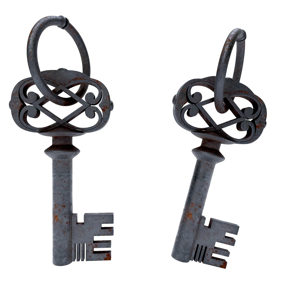 Old Skeleton key 3D model - TurboSquid 1982829