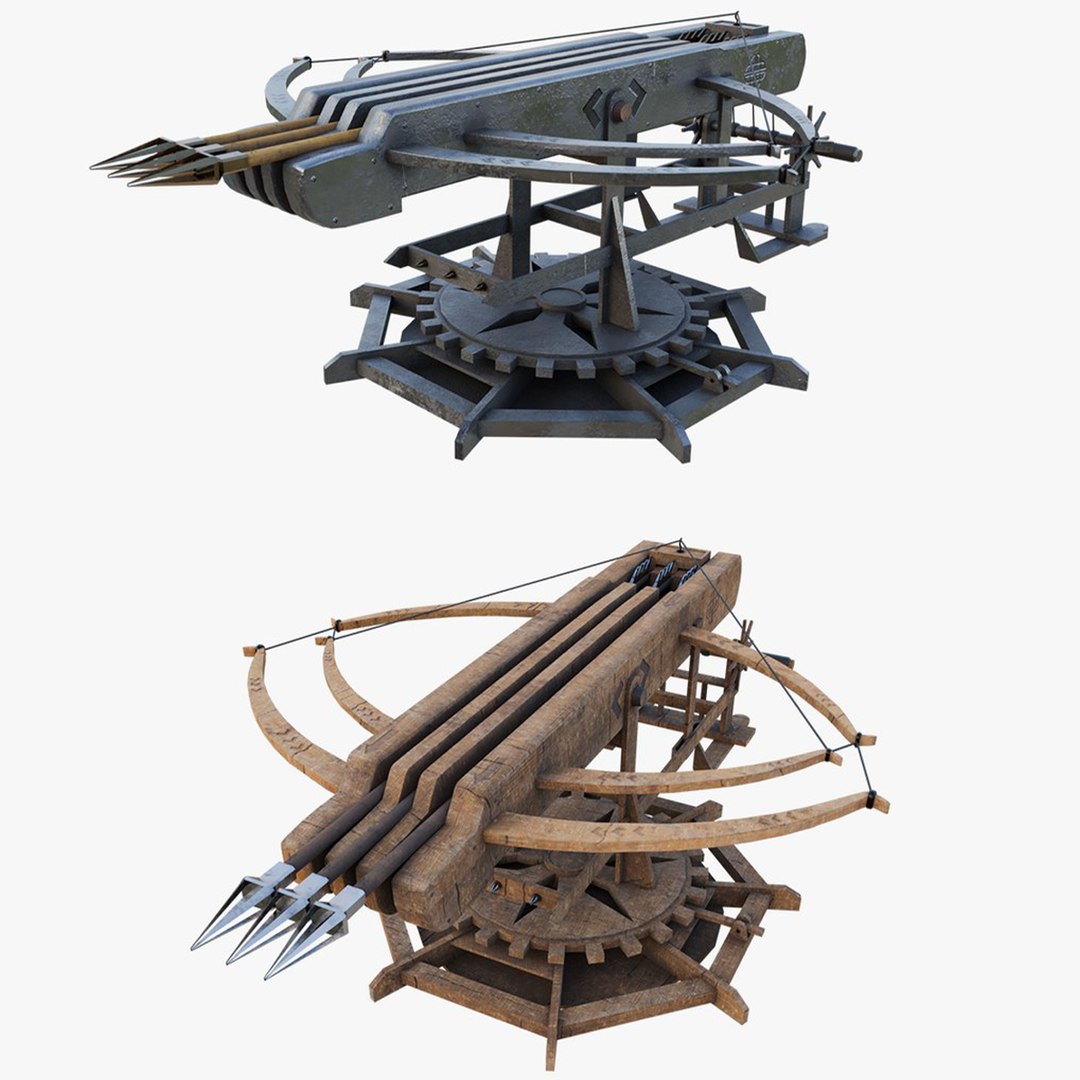 Ballista Weapon With PBR Textures 3D Model - TurboSquid 2418795