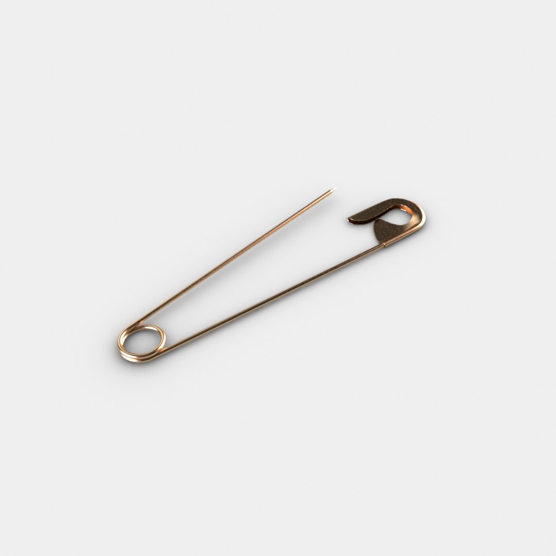 Safety Pin Model - TurboSquid 1926715