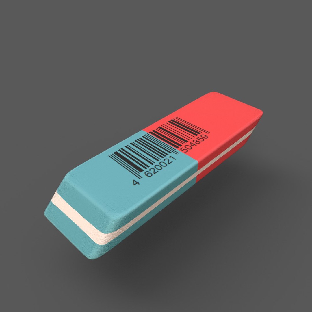 Eraser 3D Model - TurboSquid 1209853