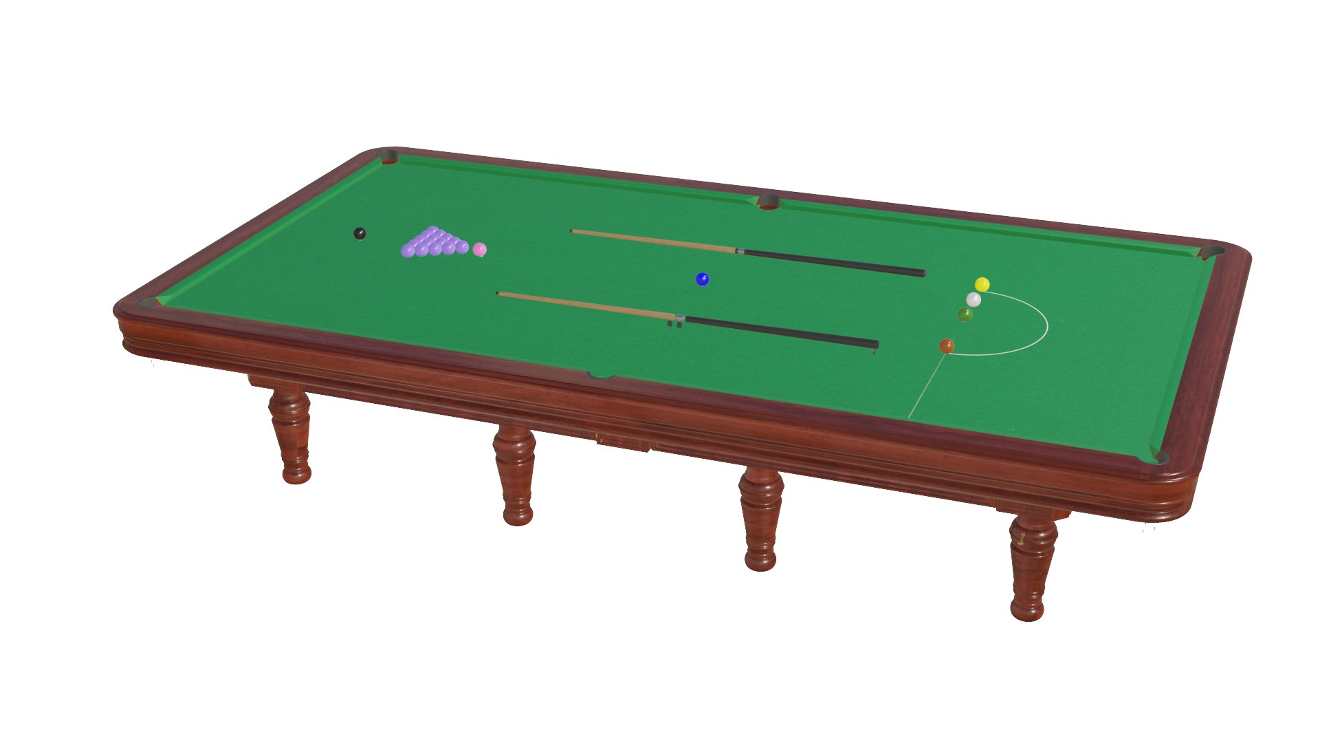 BILLIARD 3D - TurboSquid 1908668