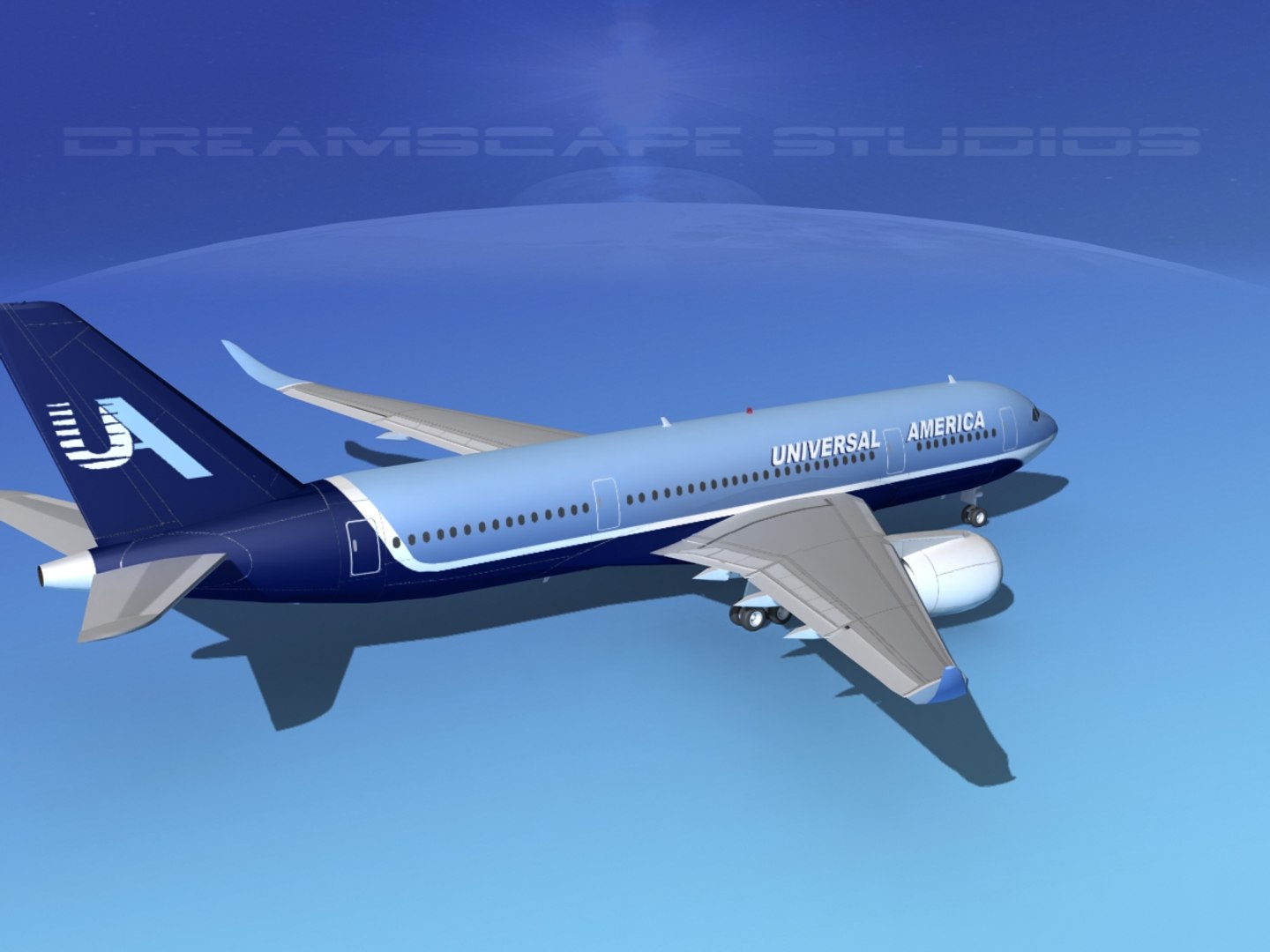 3d Model Of Airbus A350