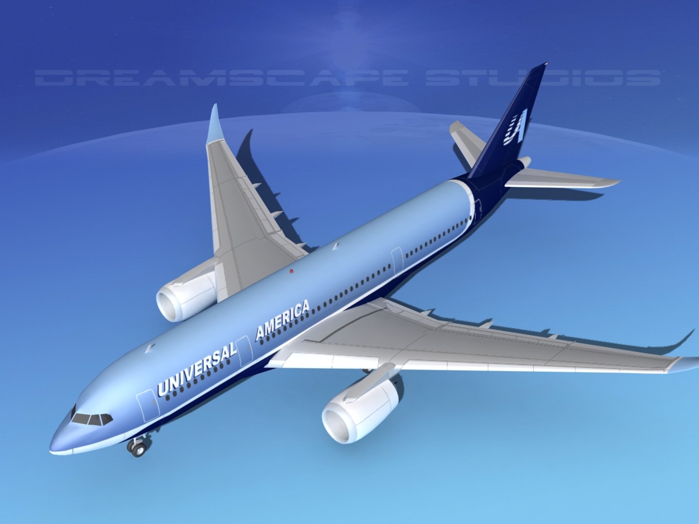 3d Model Of Airbus A350