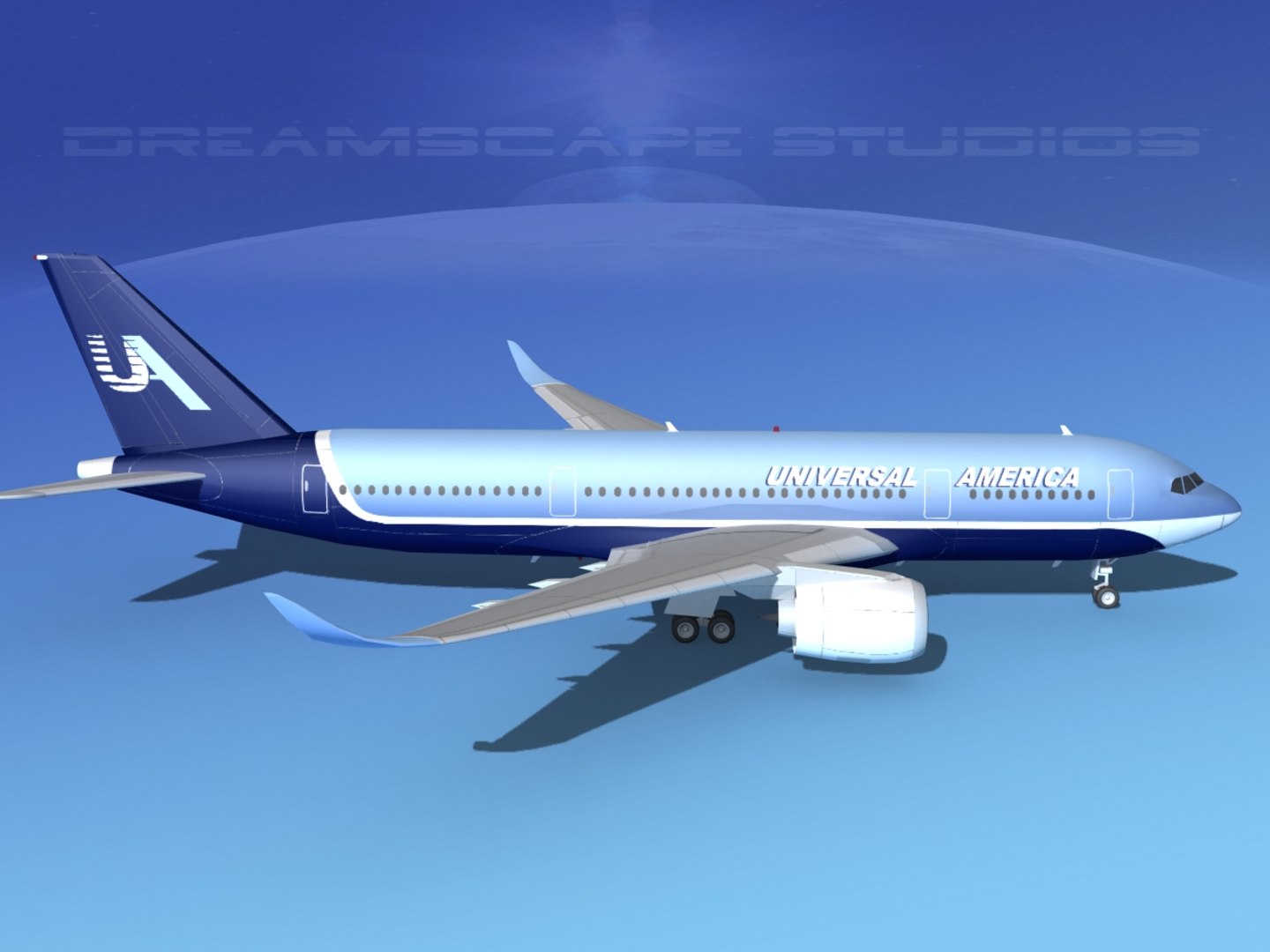 3d Model Of Airbus A350