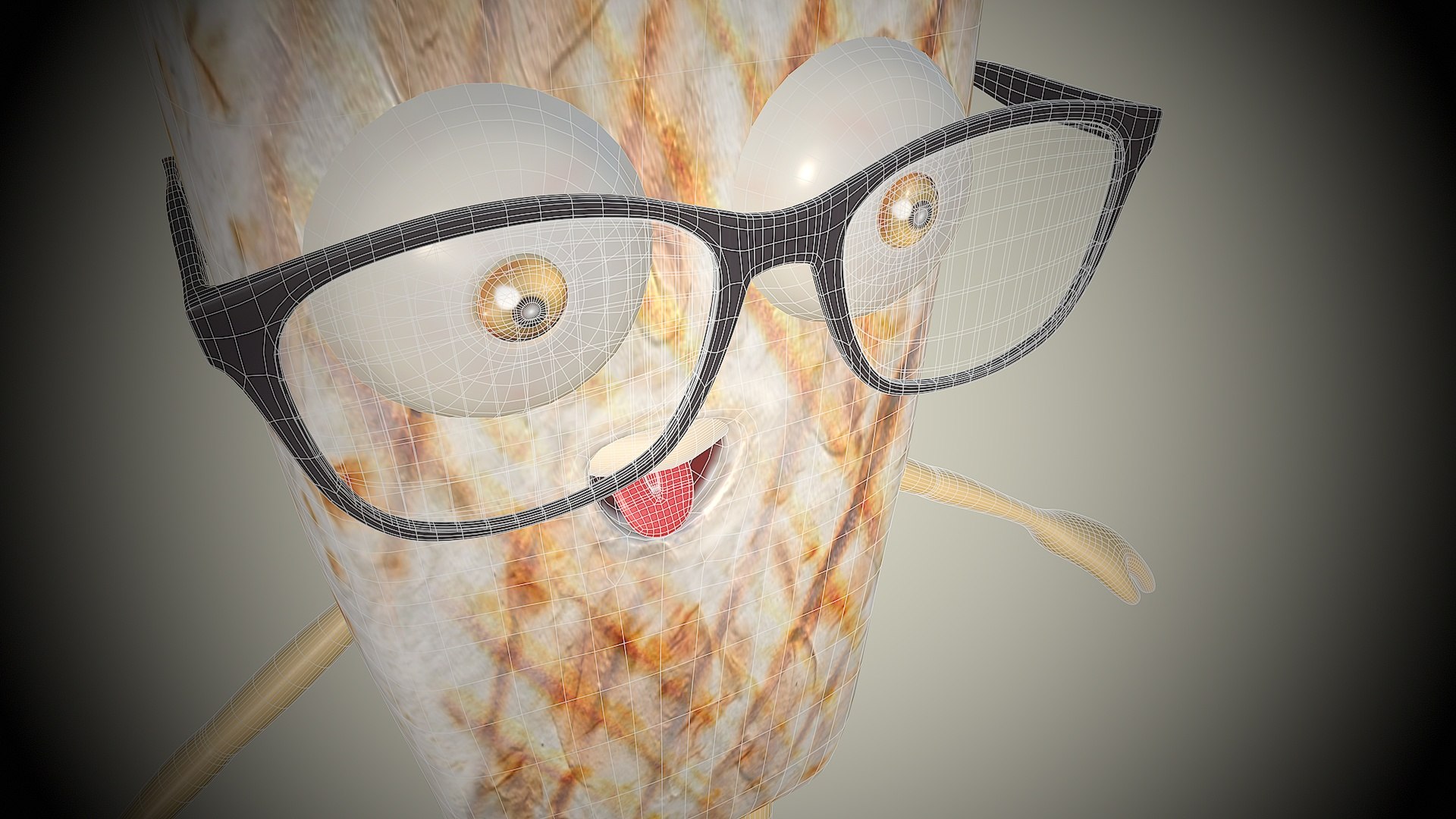 3D Cartoon Fast Food Tacos Character - TurboSquid 2274085